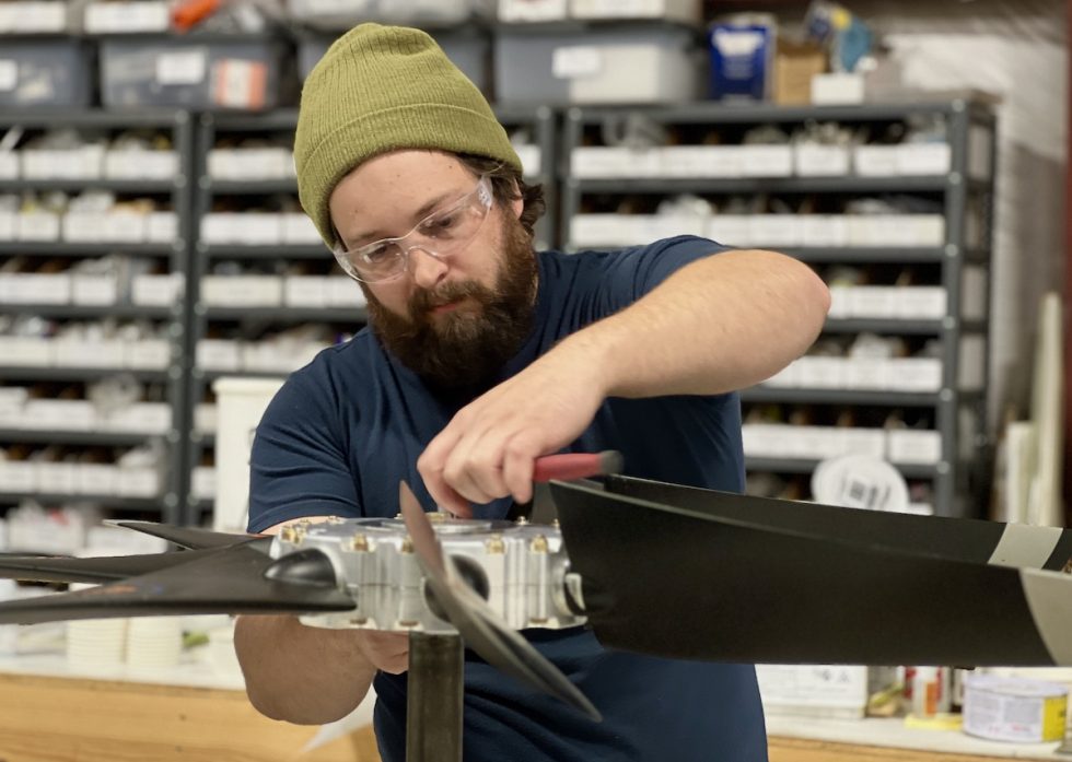 RE-PITCHING THE 7-BLADE PROP - December 09, 2022 - Samson Sky