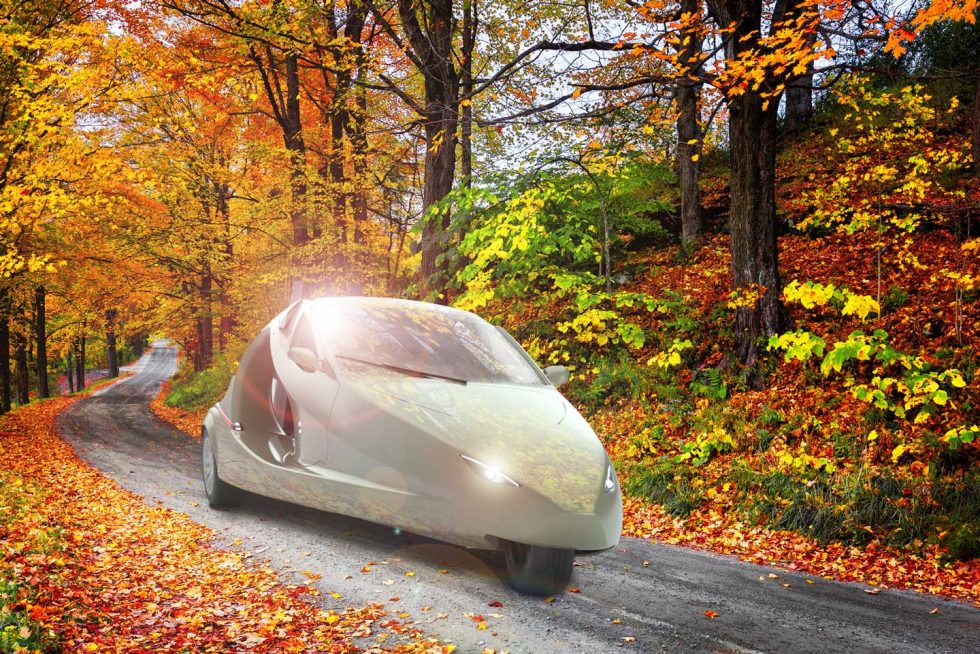 Models of the Switchblade Flying Sports Car